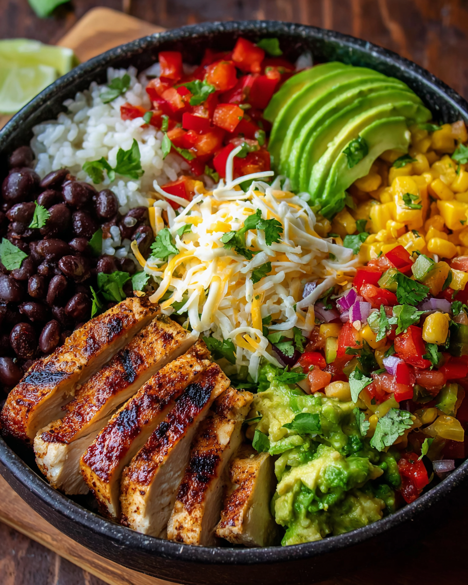 Grilled Chicken Burrito Bowl – 1 Surprising Healthy Power Meal