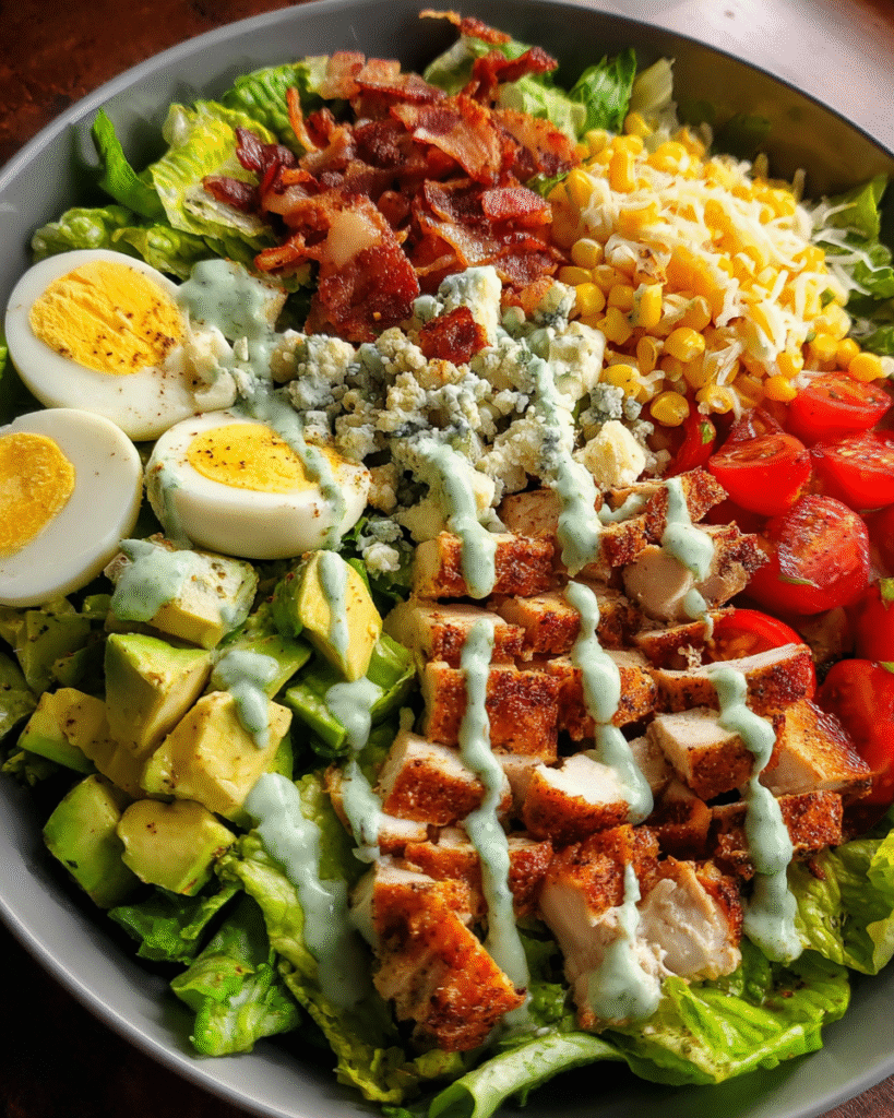 Chick Fil A Cobb Salad Recipe Healthier Homemade And Flavorful