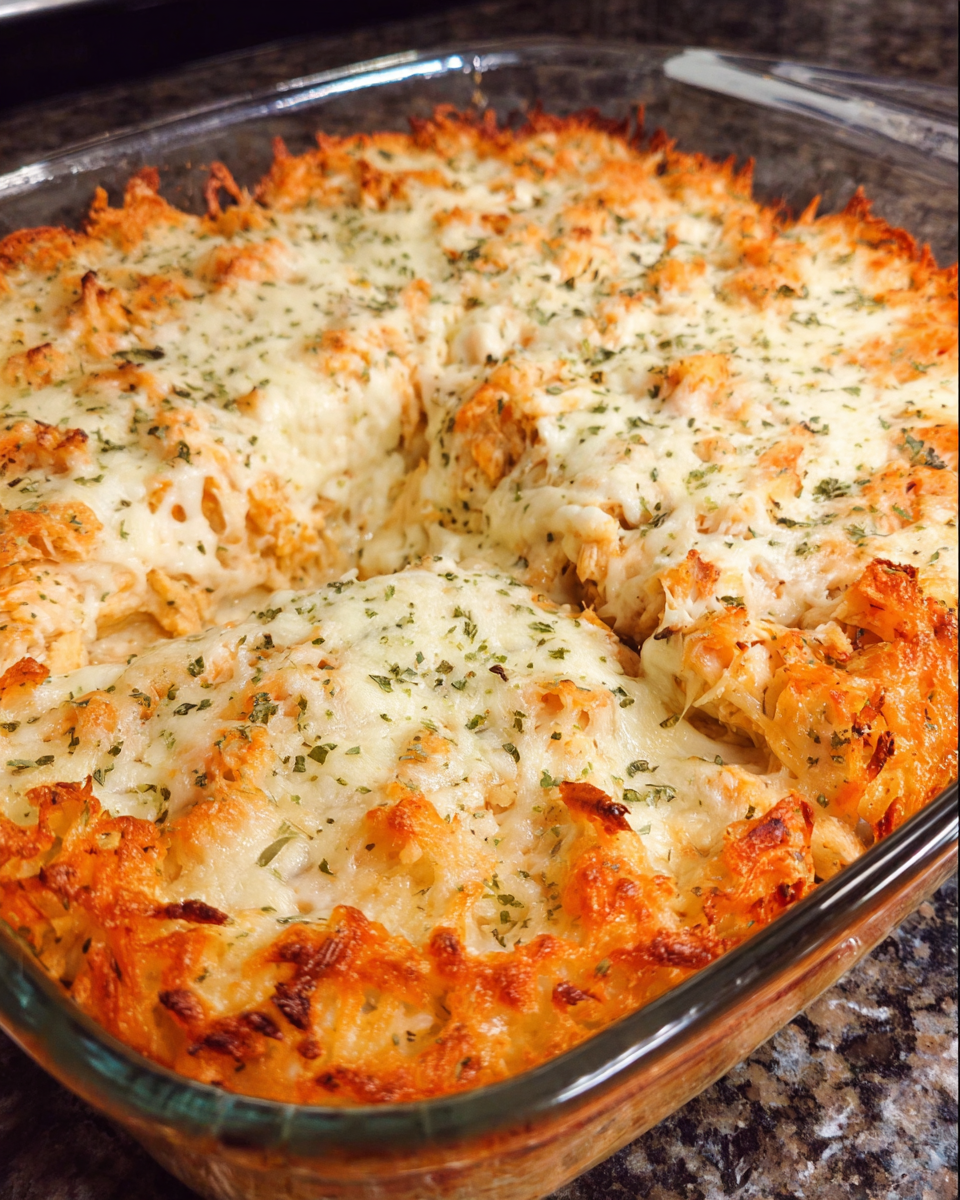 Cheesy Make-Ahead Italian Chicken Pie | Easy Freezer Meal
