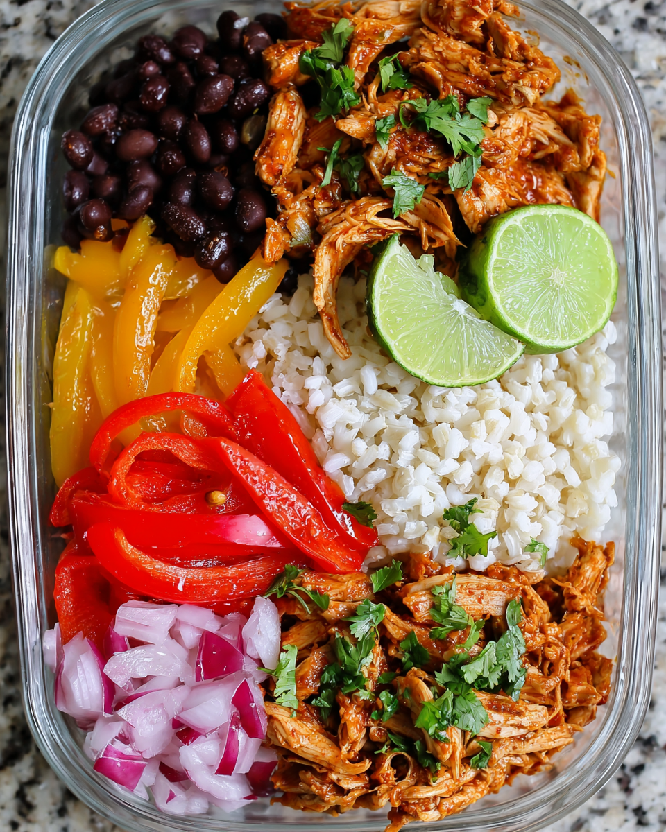 Chicken Burrito Bowls for Meal Prep | High-Protein Favorite