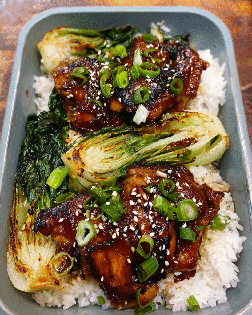 Meal Prep Glazed Chicken Thighs and Rice Bowls for Busy Weeks