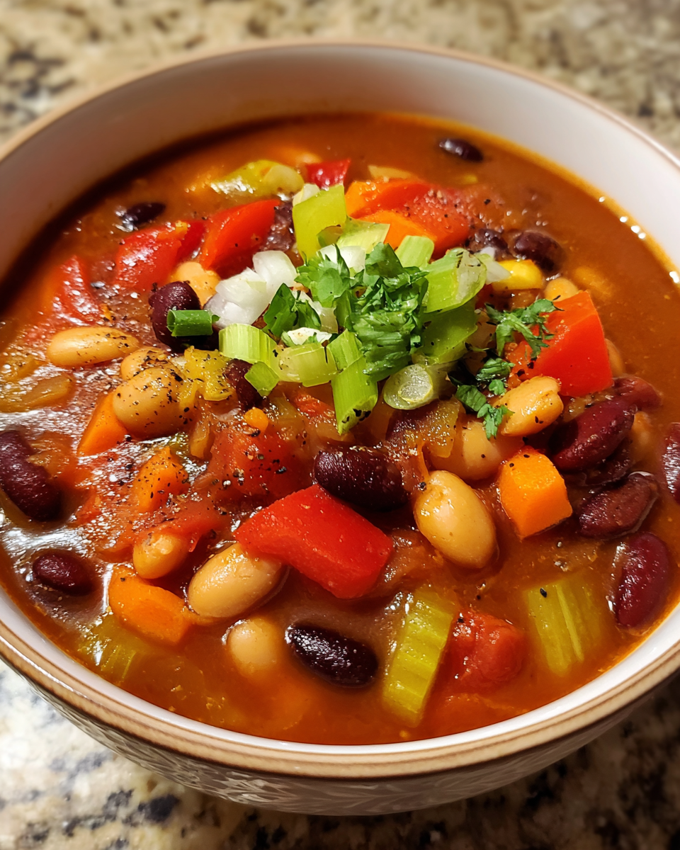 Bean Chili Soup That’s Hearty, Healthy & Vegan